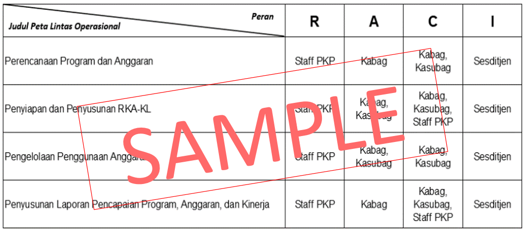RACI Matrix & Proses Bisnis sebagai Tools Pemetaan Beban Kerja ...